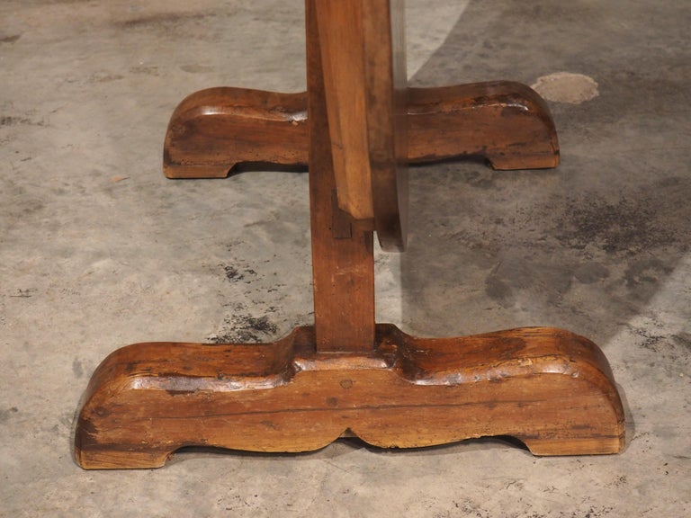 French Walnut Wood Tilt-Top Wine Tasting or Vintner's Table, circa 1880 ...