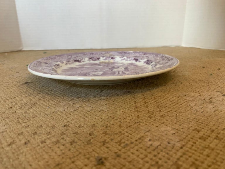 Dutch Transferware Plate in Ruth Boas Pattern by Petrus Regout and Co ...