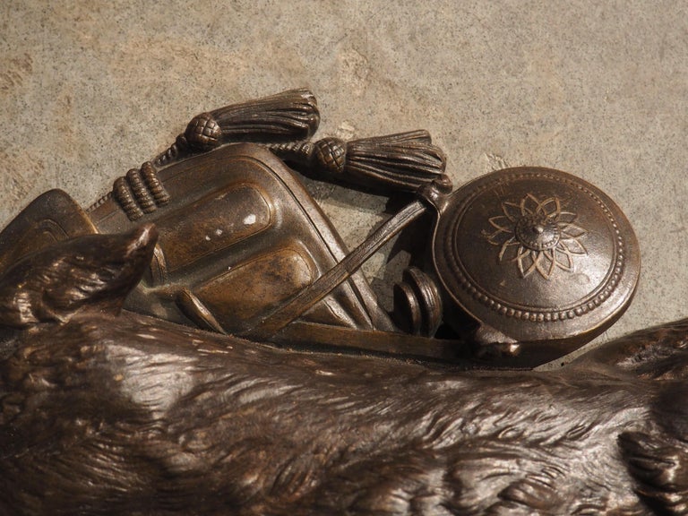 Circa 1890, French Bronze Hunt Trophy Wall Hanging of a Rabbit at 1stDibs