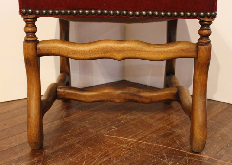 circa 1890s Set of 8 Dining Chairs, French, Louis XIII Style For Sale ...