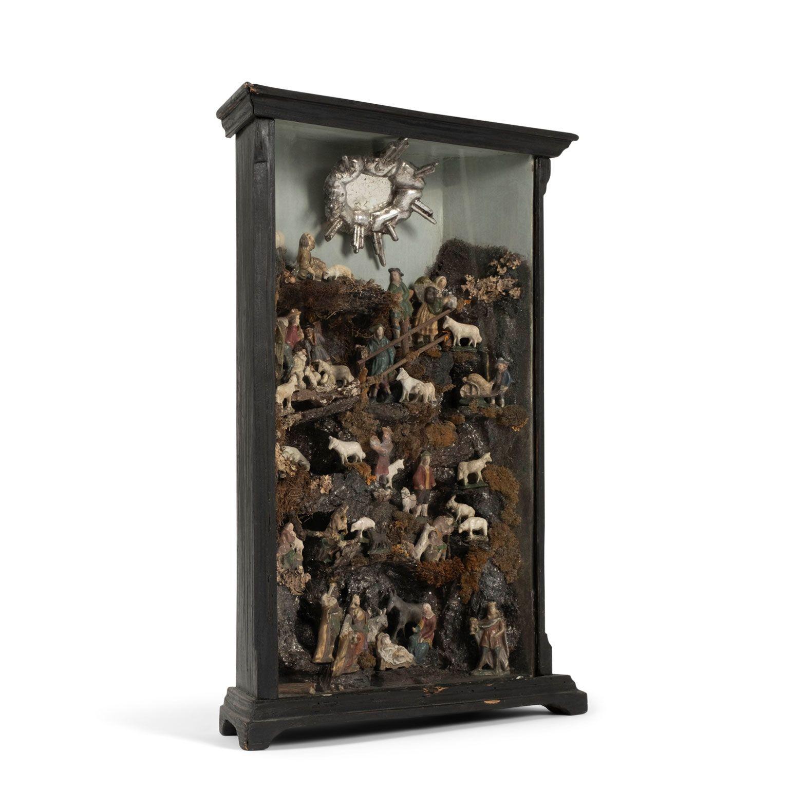 Circa 1900 Austrian Krippes Nativity Scene For Sale at 1stDibs