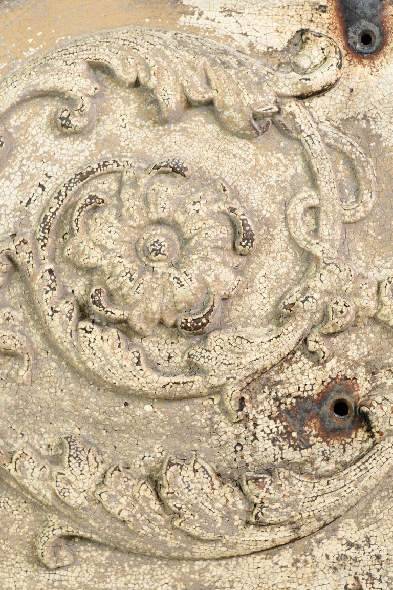 Circa 1900 Cast Iron Ornate Foliate Frieze NYC Building For Sale at 1stDibs