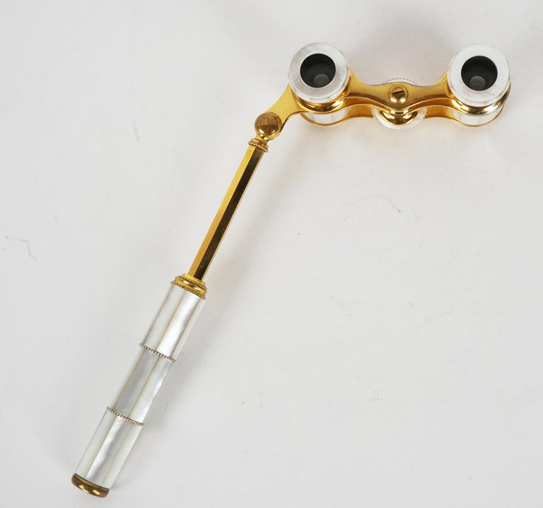 Circa 1900 Colmont Paris Mother of Pearl Ladies Lorgnette Theater/Opera ...