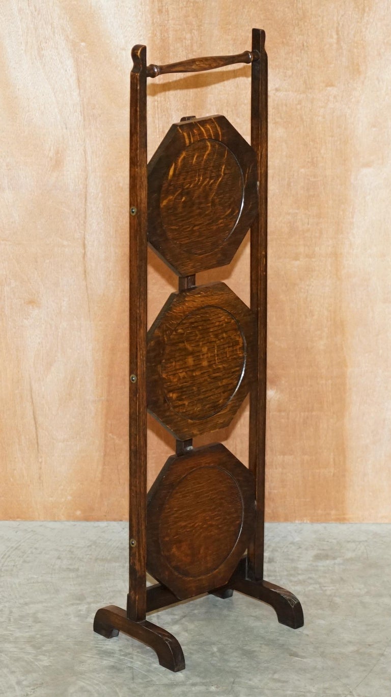 circa 1900 English Oak Folding Whatnot Display Table Cake Stand Lovely ...