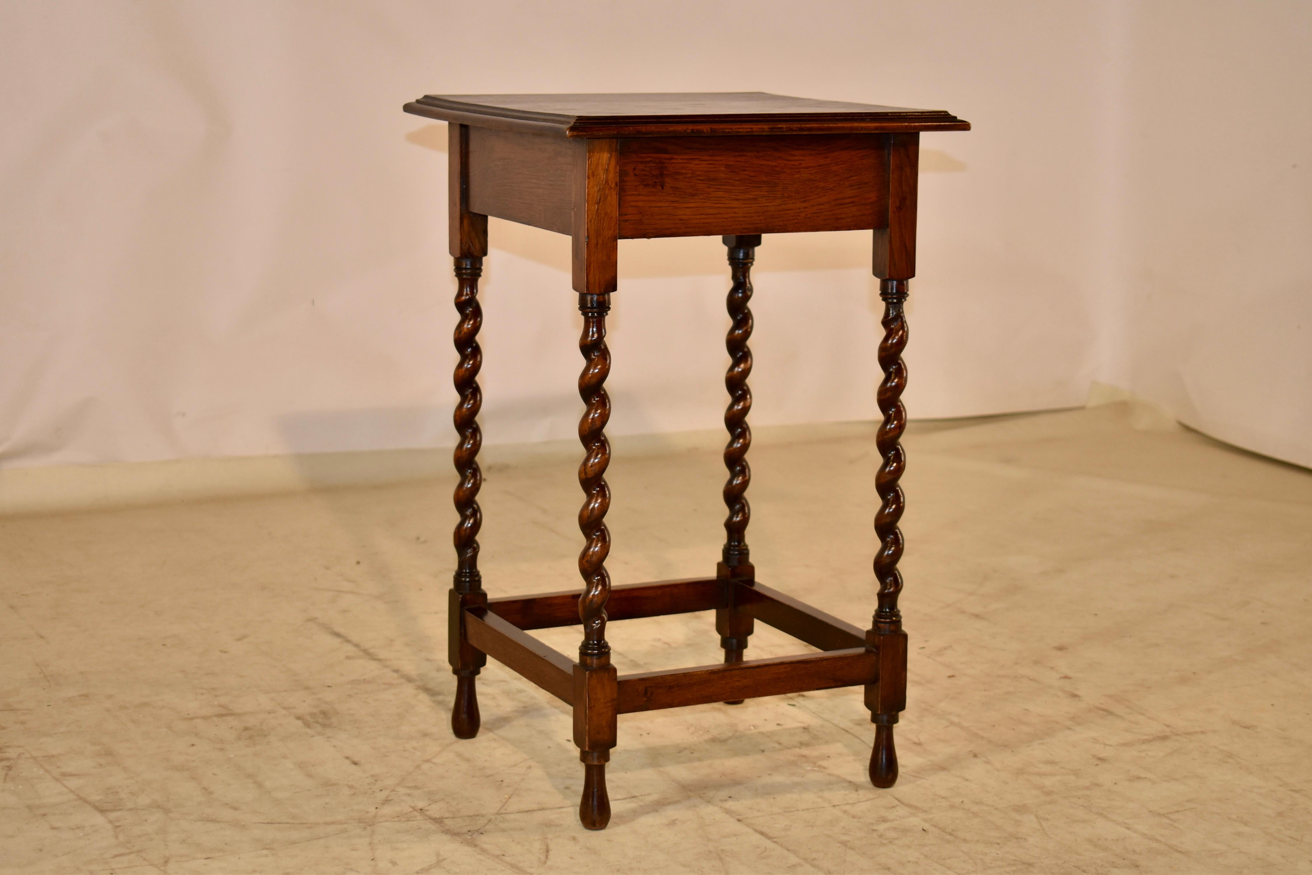 English Oak Side Table, circa 1900 For Sale at 1stDibs
