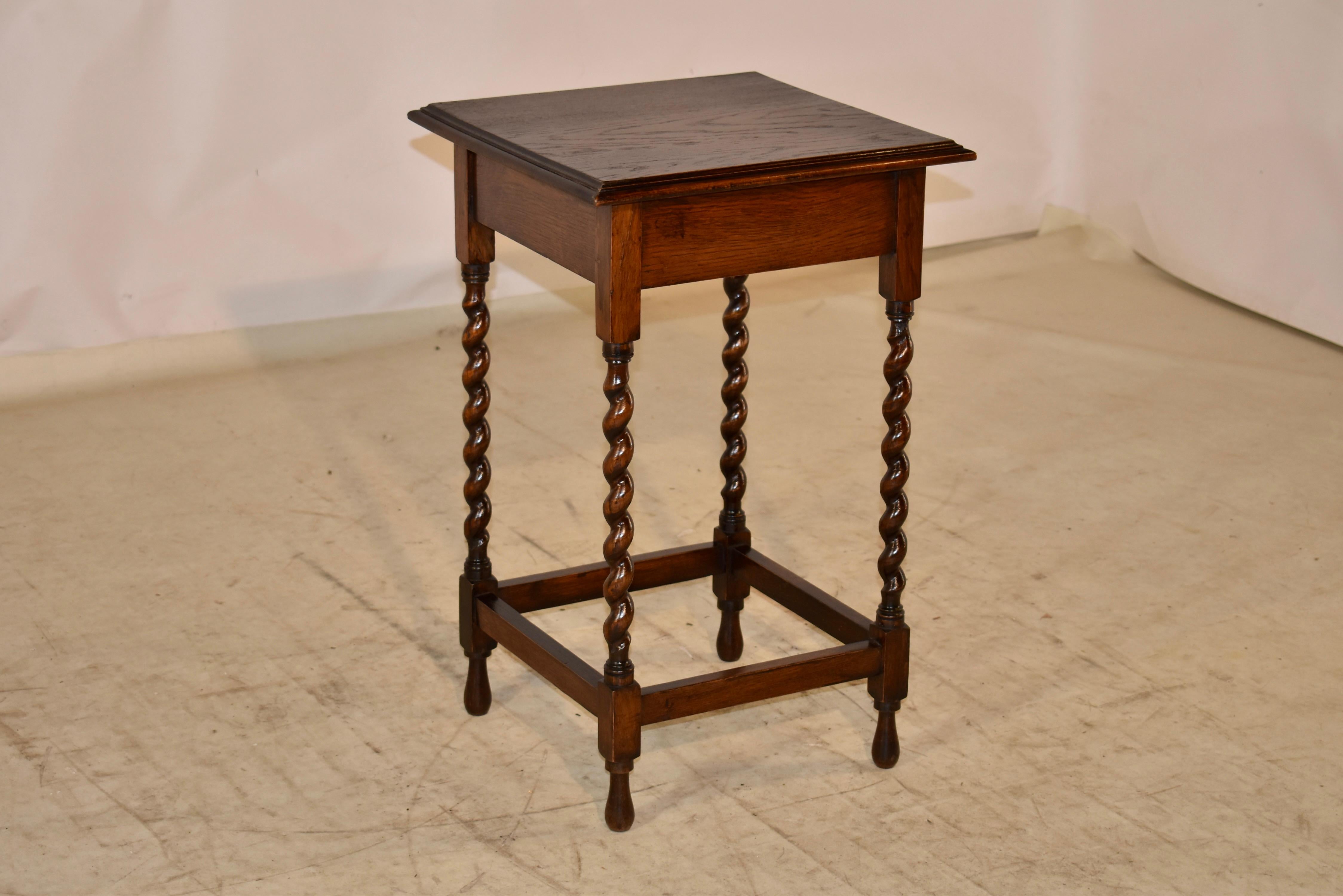 English Oak Side Table, circa 1900 For Sale at 1stDibs