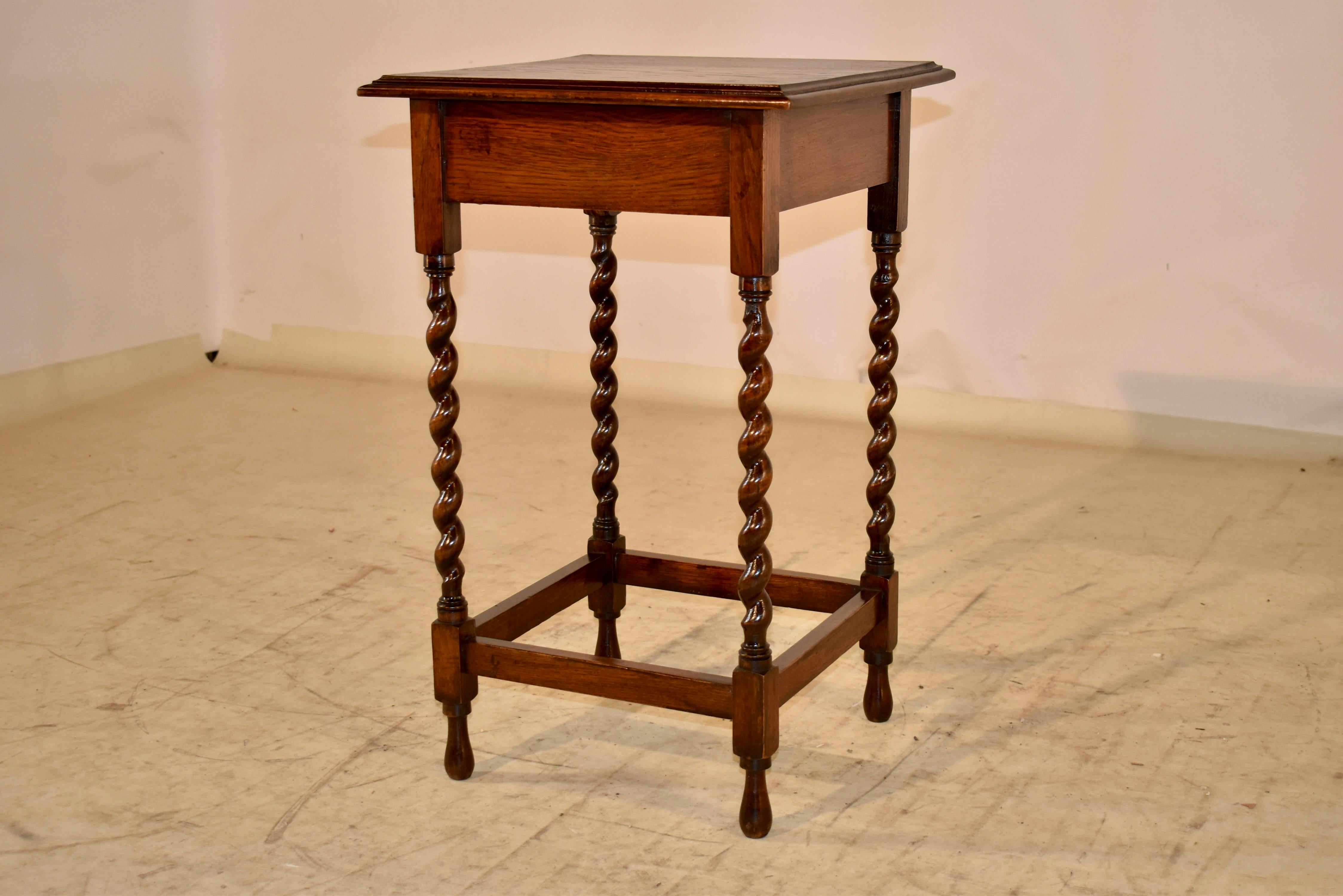 English Oak Side Table, circa 1900 For Sale at 1stDibs