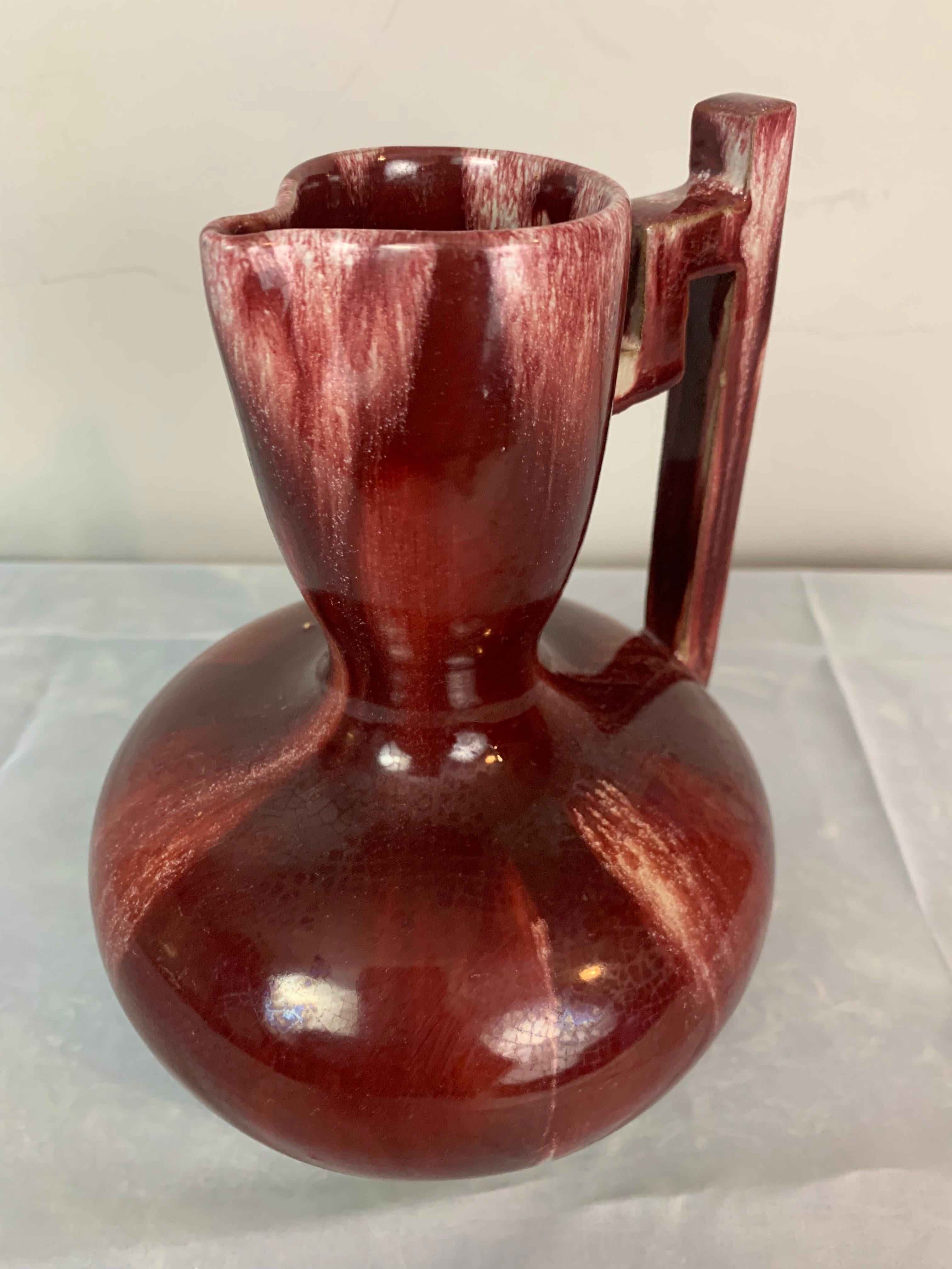 Circa 1900 French Clément Massier Art Nouveau Trickle Down Glazed Jug ...