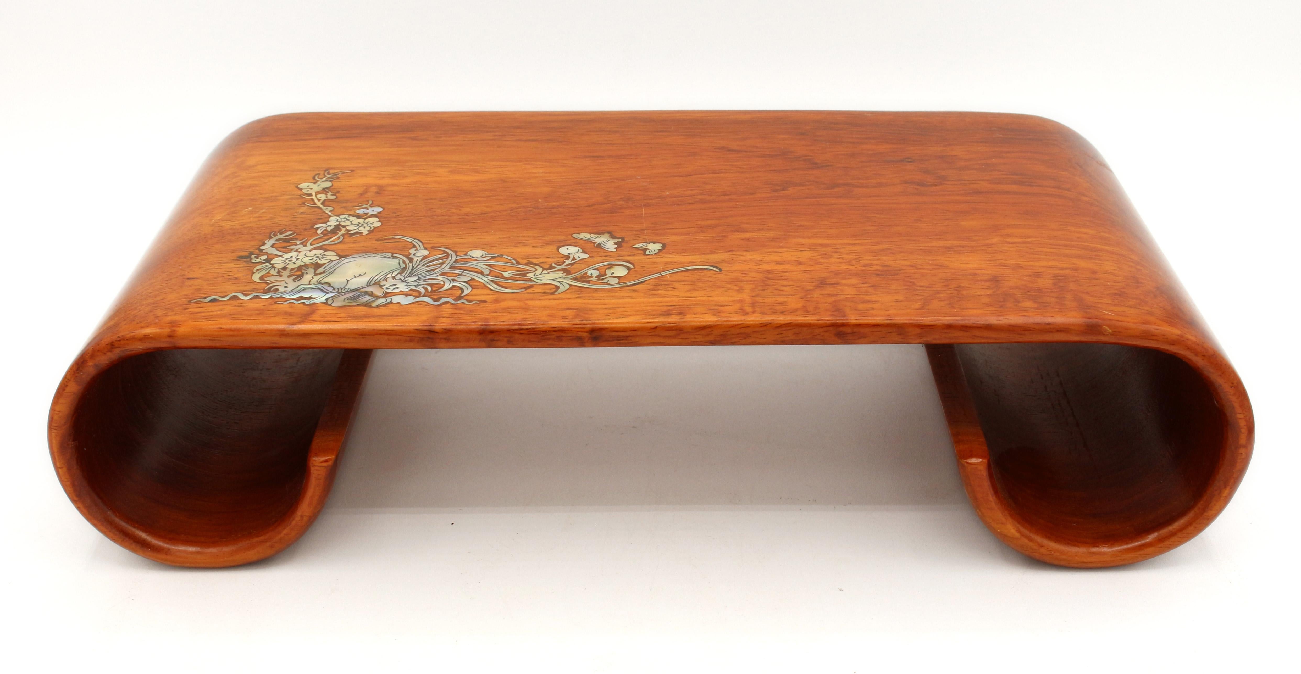 Circa 1900 Japanese Scroll Form Table Top Stand For Sale at 1stDibs