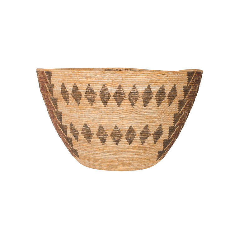 Circa 1900 Native American Yokut Polychrome Basket For Sale at 1stDibs ...