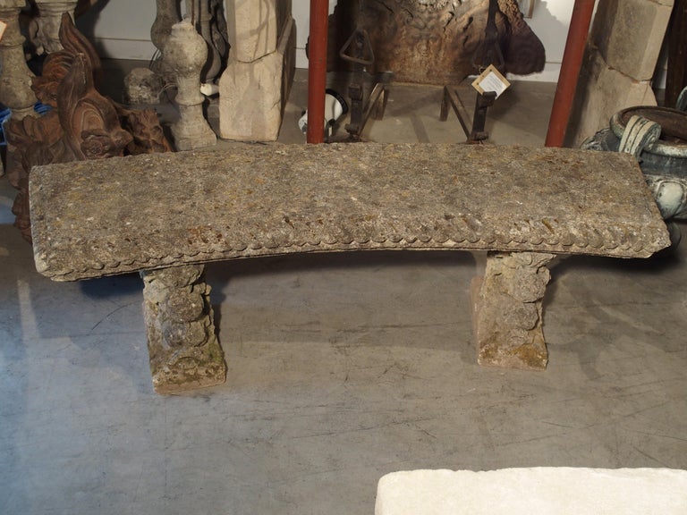 Reconstituted Stone Dolphins Bench from France, circa 1900 at 1stDibs