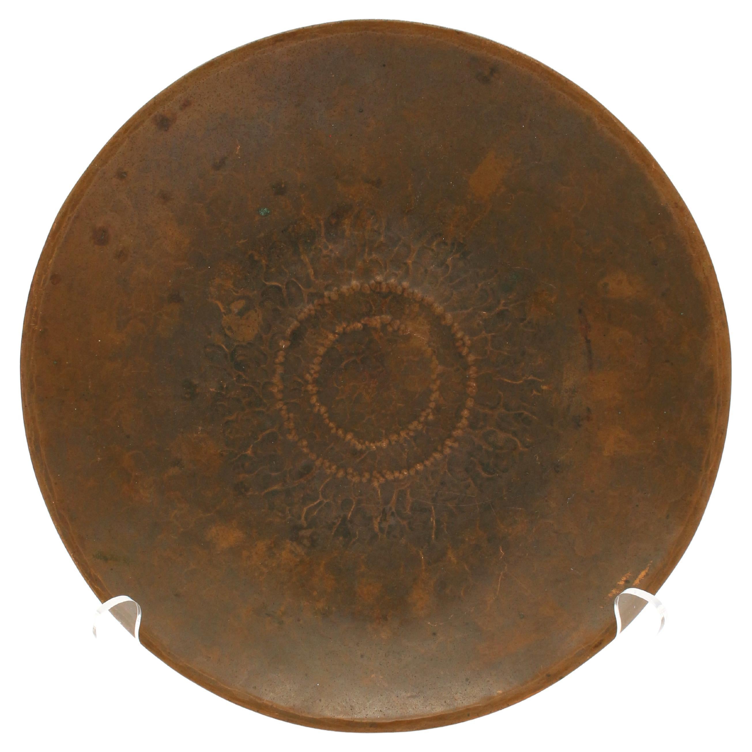 Circa 1940s Silver on Copper Tea Tray by the Crown Silver Co For Sale ...