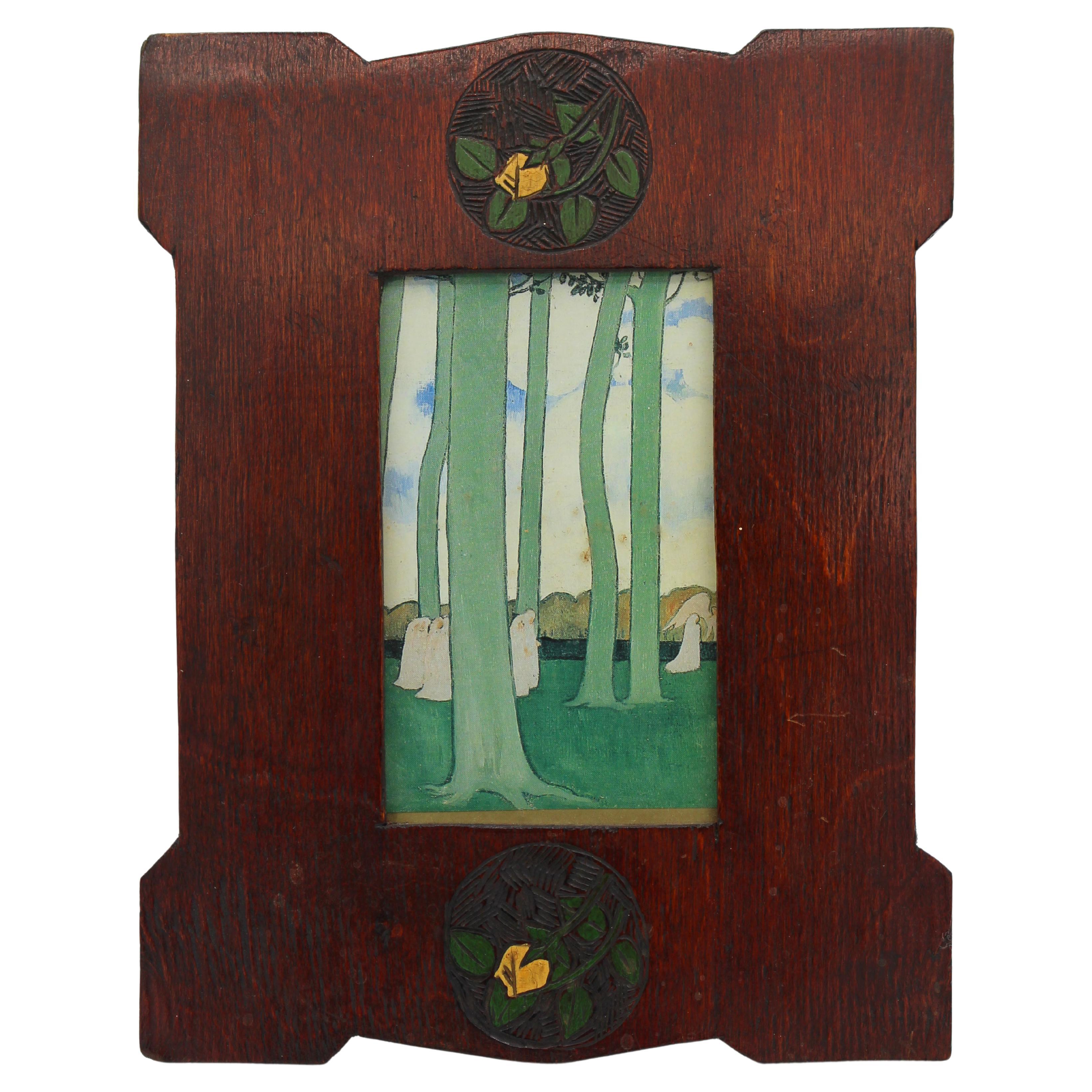 Circa 1910 Mission Style Oak Frame For Sale at 1stDibs