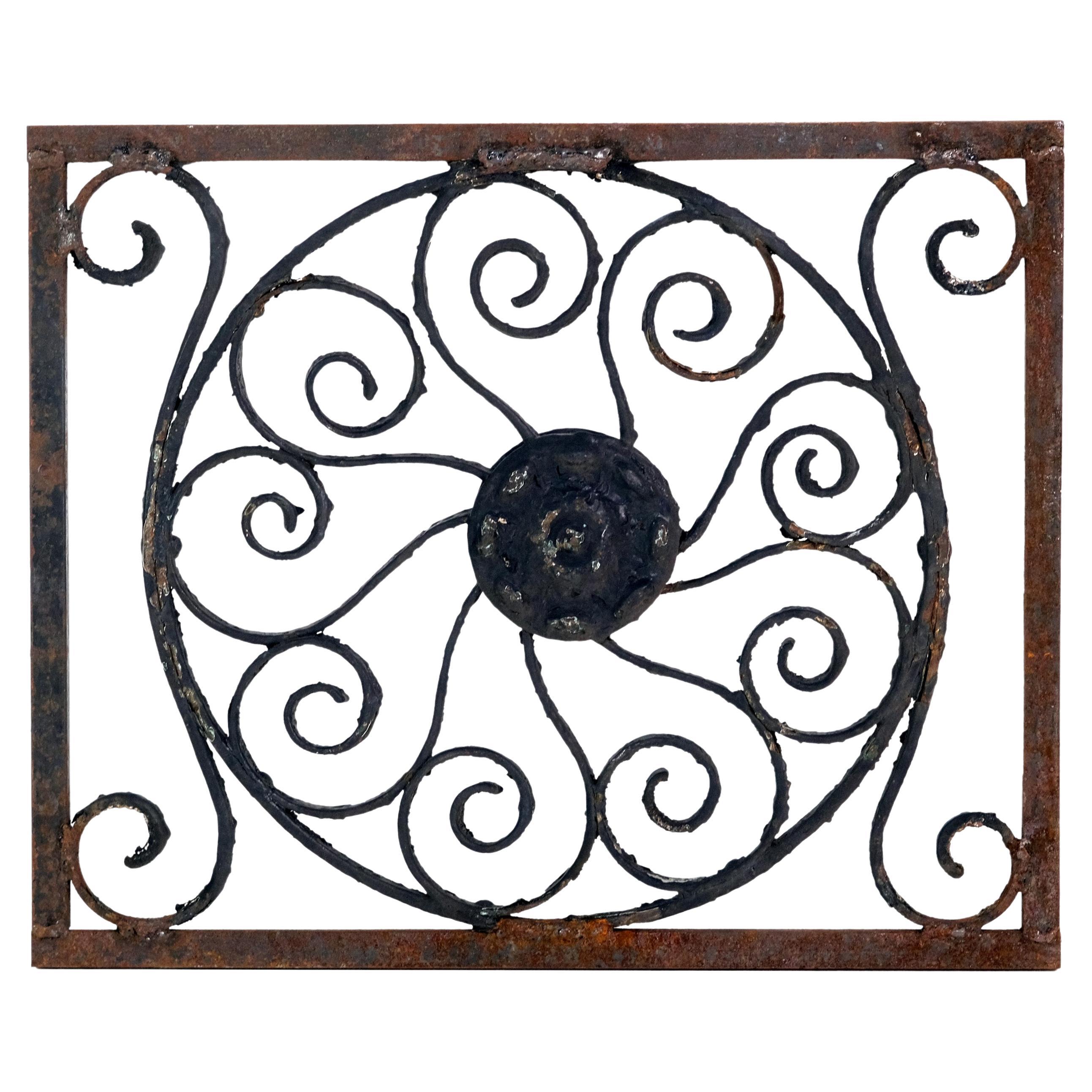 Outdoor Wrought Iron Wall Panels