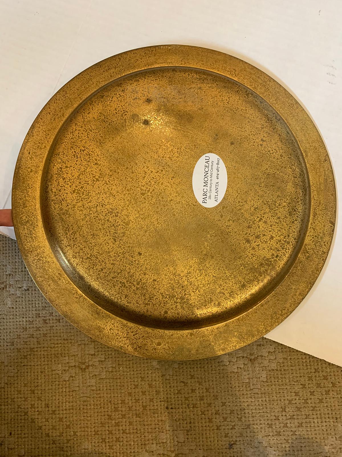 Tiffany Studios Gilt Bronze Dore Plate Abalone Pattern, Model 1730 ...