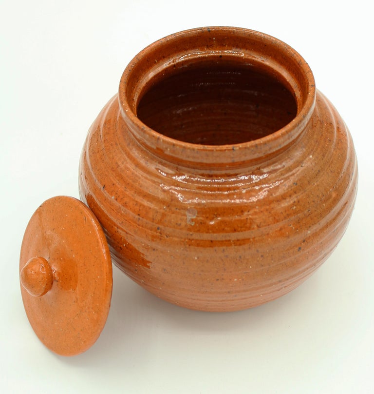 Circa 1930-50 Jugtown Covered Pot by Ben Owen I For Sale at 1stDibs ...