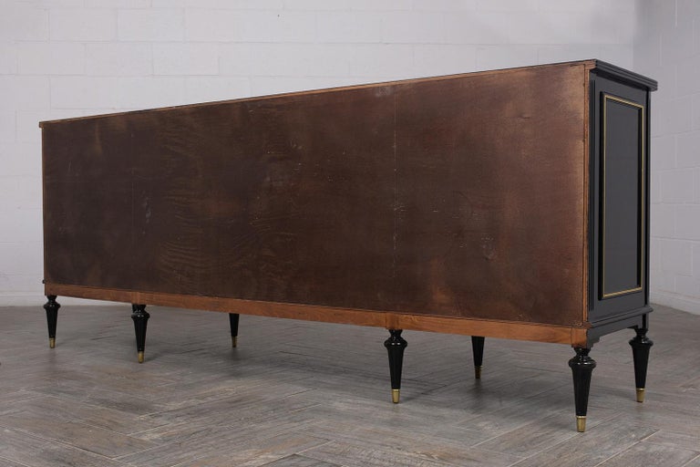 Regency Style Buffet with Lacquered Finished, circa 1950s at 1stDibs
