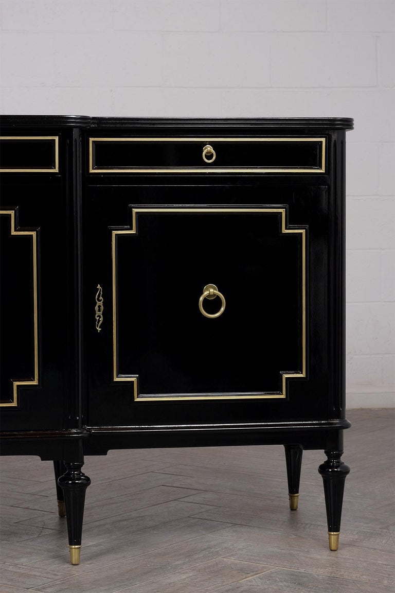 Regency Style Buffet with Lacquered Finished, circa 1950s at 1stDibs