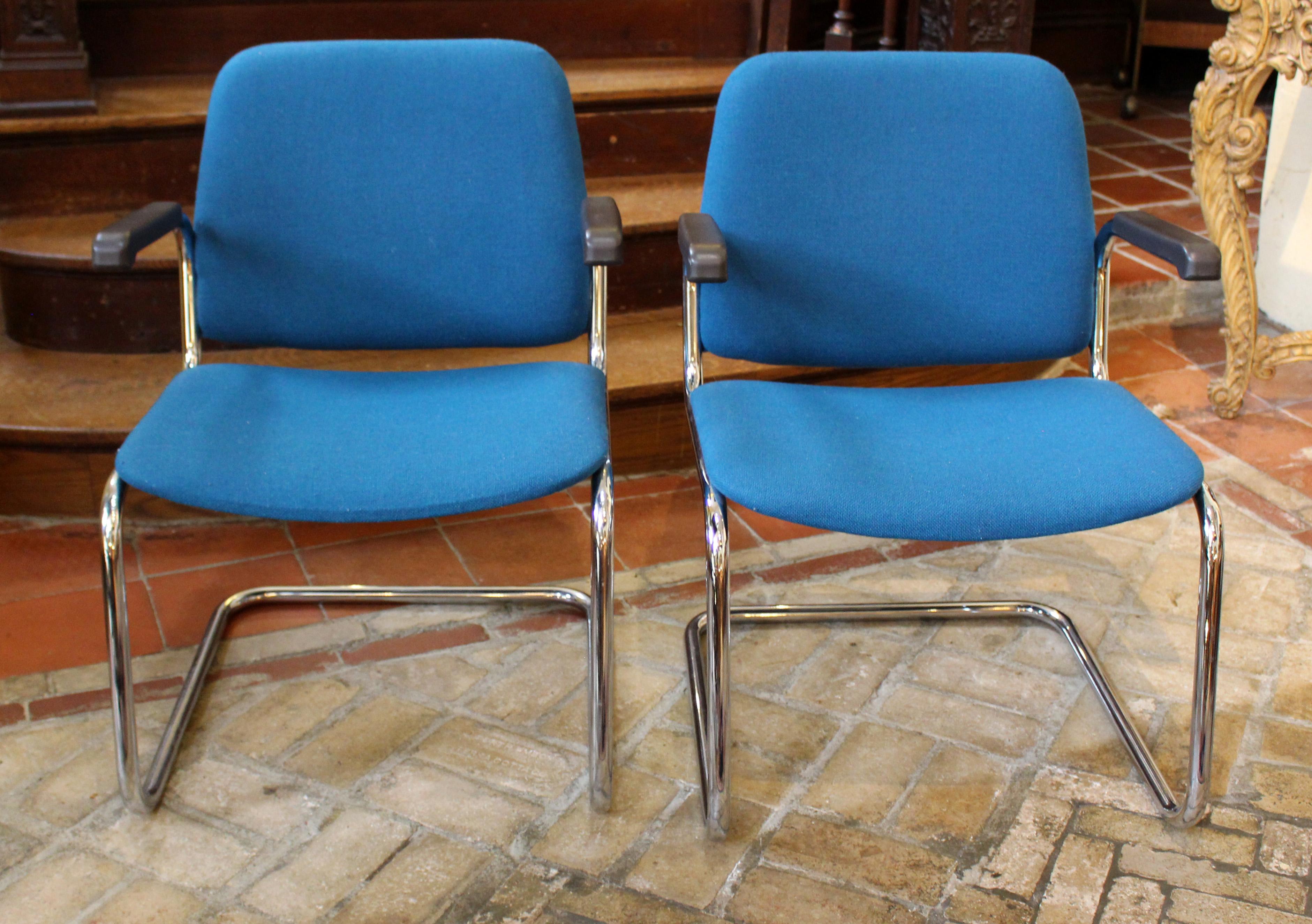 Circa 1960-70 Domore Pair of Cantilever Arm Chairs For Sale at 1stDibs ...