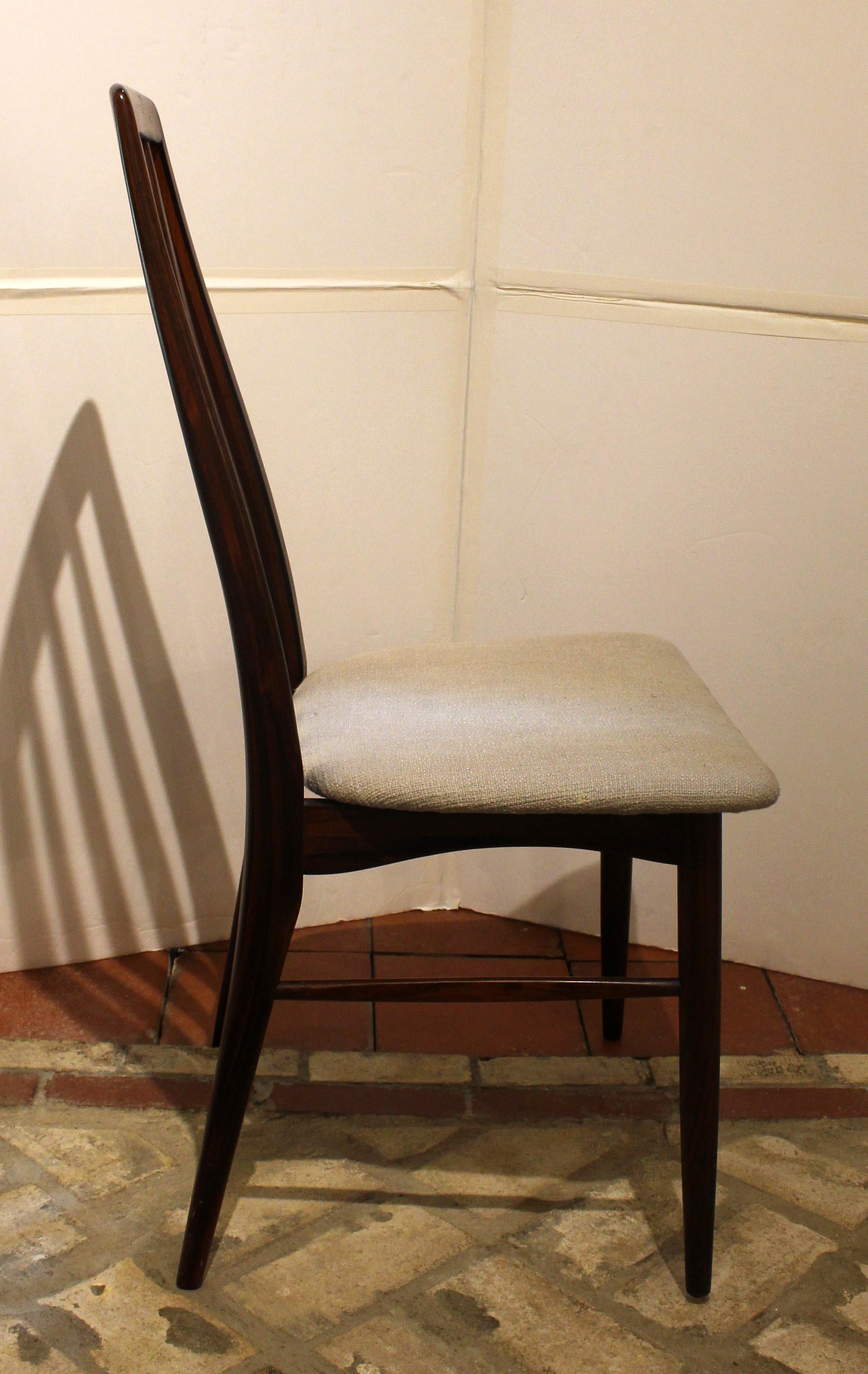 circa 1960s Set of 6 Eva Chairs For Sale at 1stDibs