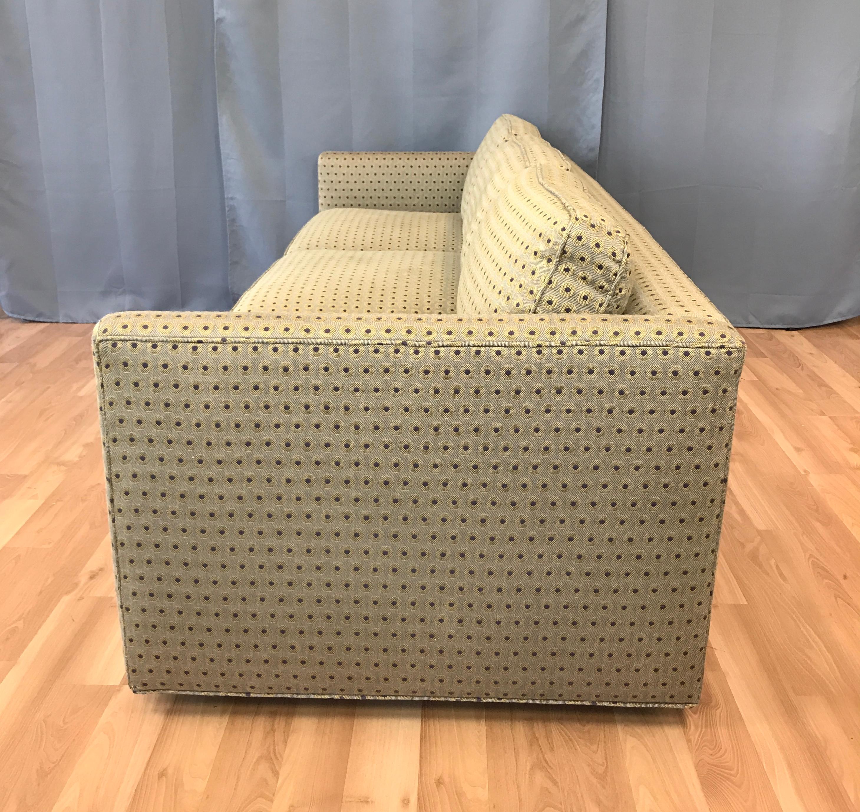 Charles Pfister for Knoll Large Three-Seat Sofa, 1972 at 1stDibs