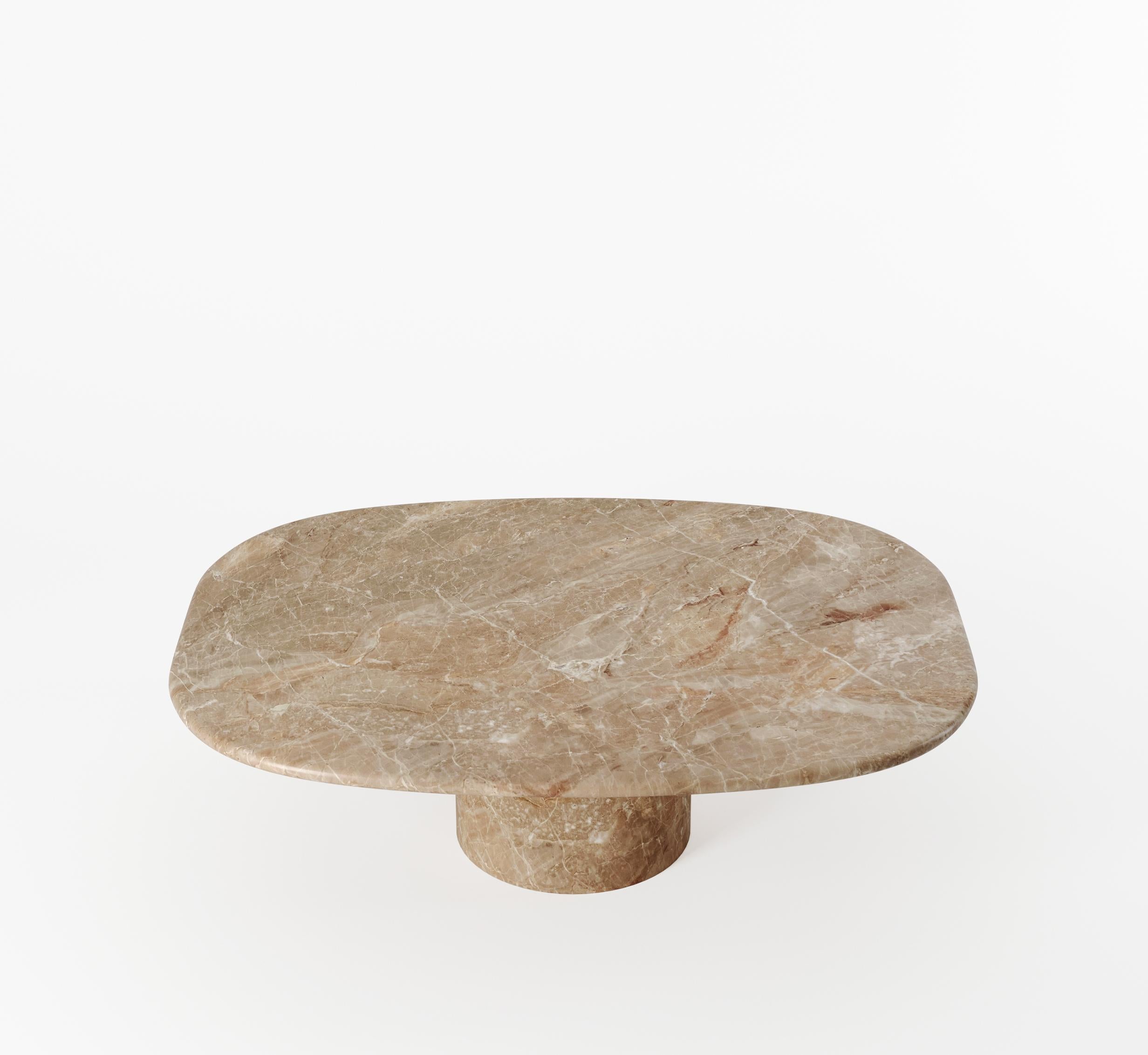 circa Coffee Table in Breccia Oniciata Marble For Sale at 1stDibs