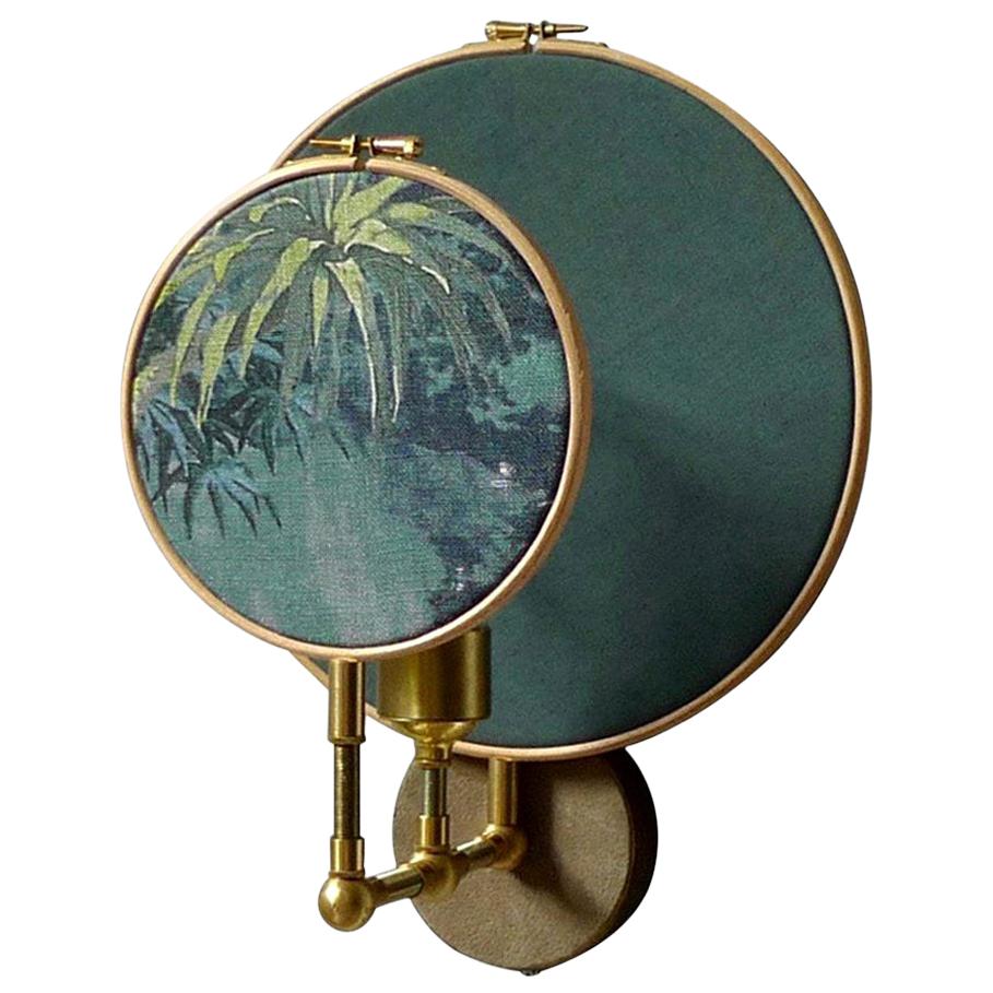 Circle Blue Grey Wall Sconce, Sander Bottinga at 1stDibs | blue wall ...