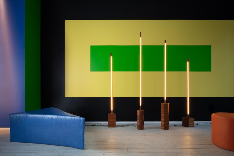 Circle Maple LED Line Light Sculpture For Sale at 1stDibs | led light ...