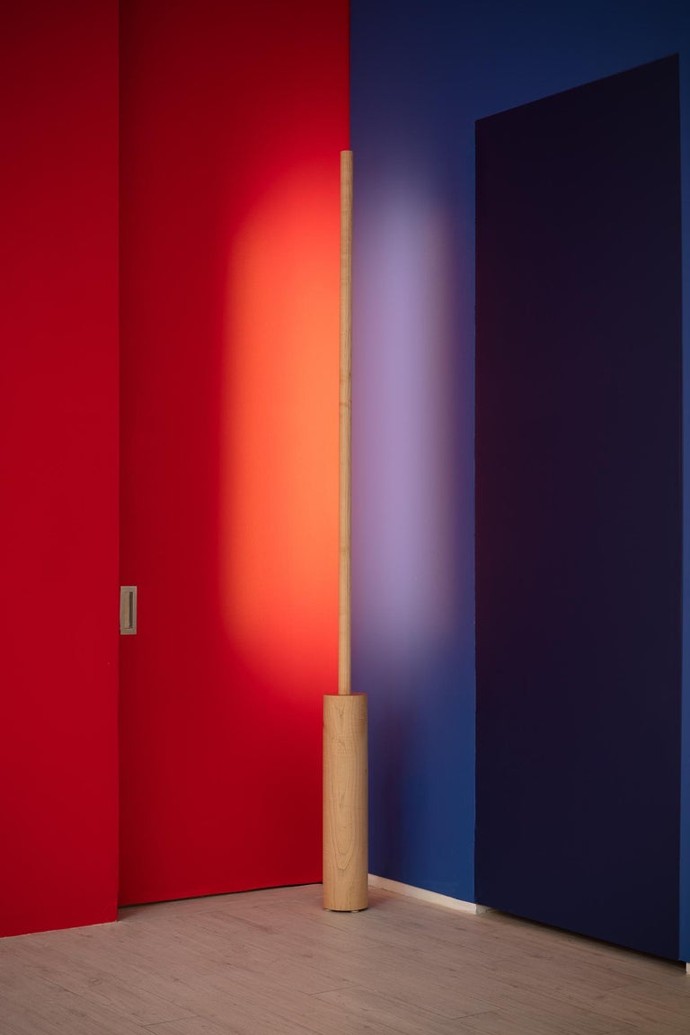 Circle Maple LED Line Light Sculpture For Sale at 1stDibs | led light ...