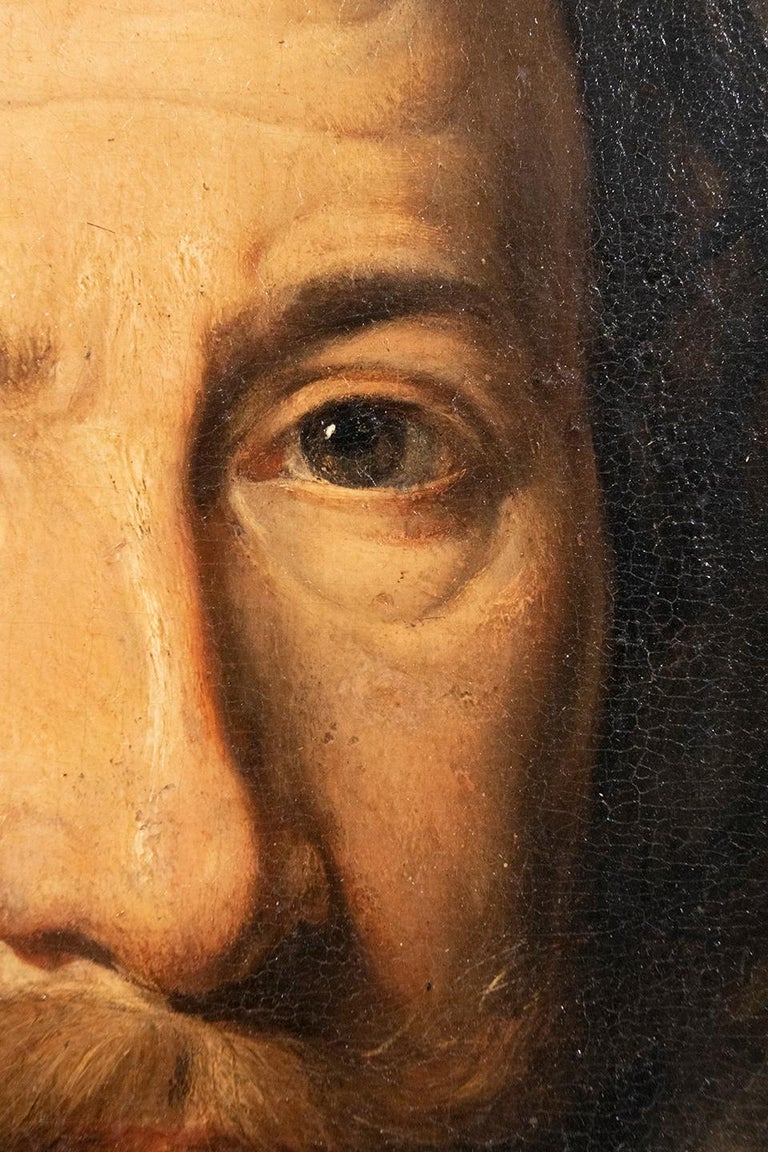 'Circle of' Jan Van Ravesteyn Head of a Bearded Man Oil in Panel For ...