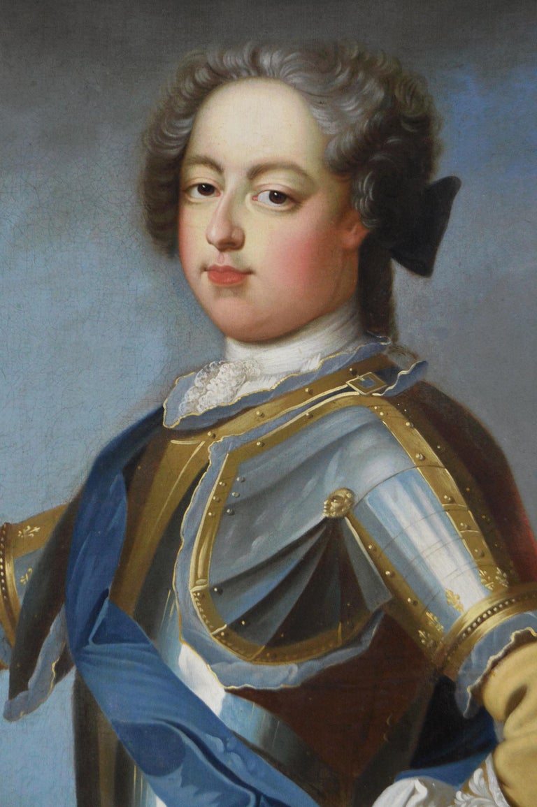 Circle of Jean-Baptiste van Loo (1684-1745) - Portrait of Louis XV ...