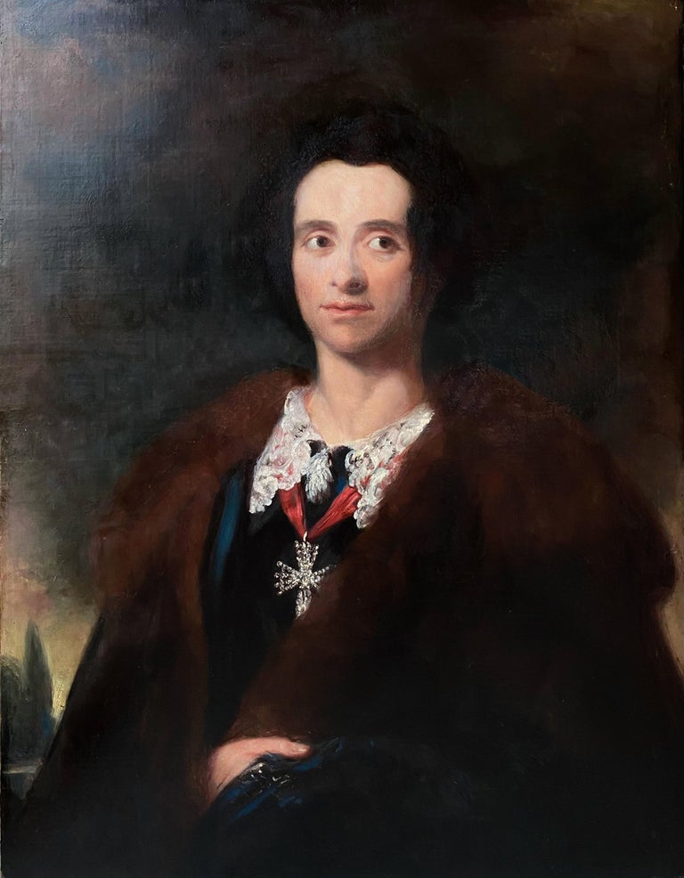 (Circle of) Joshua Reynolds - 19th century British Portrait Painting of ...