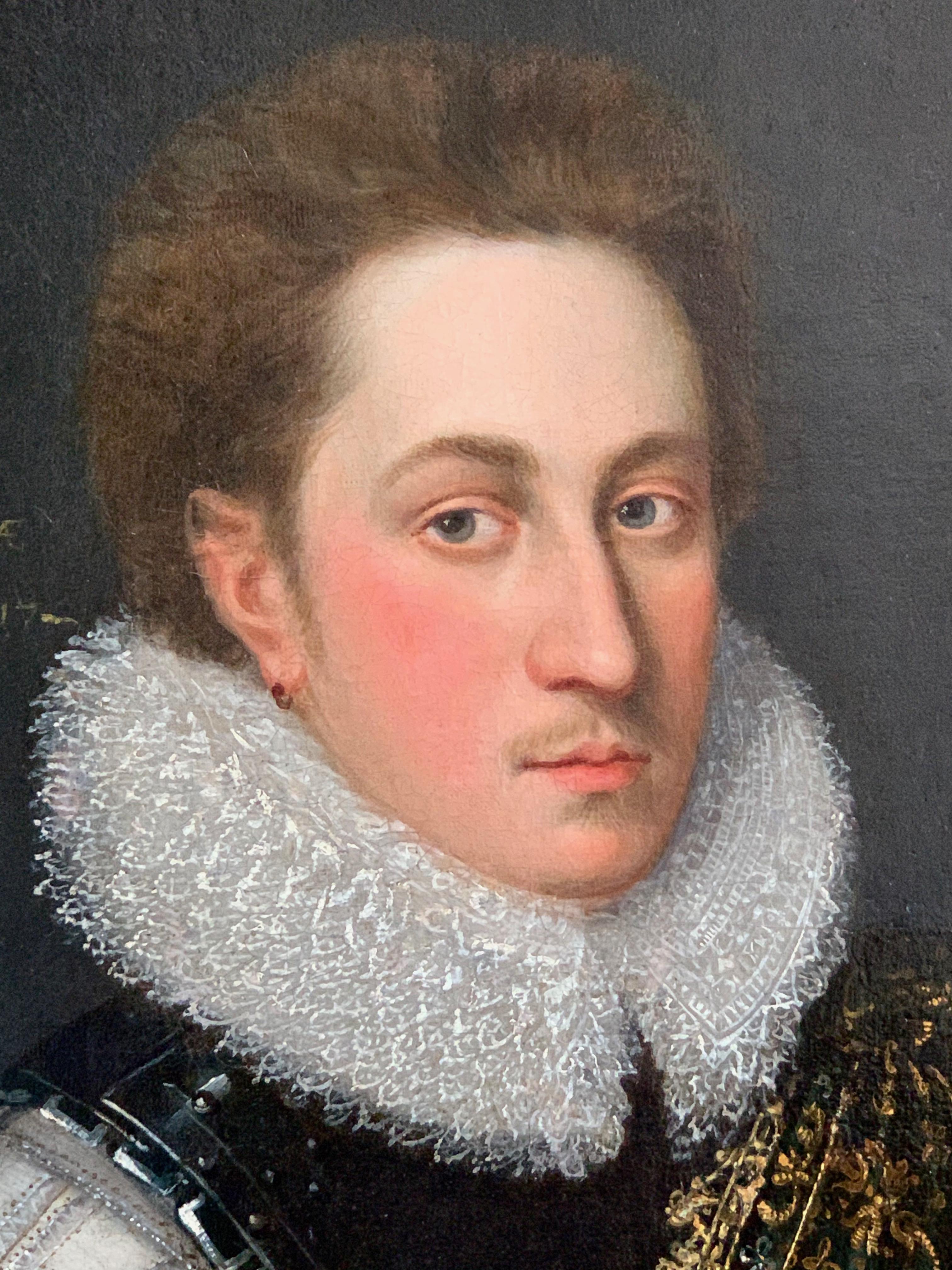 17th Century British Oil Portrait of a Nobleman - Circle of Paul van ...