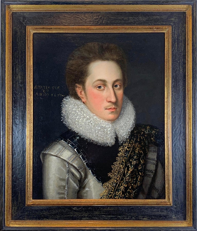 17th Century British Oil Portrait of a Nobleman - Circle of Paul van ...