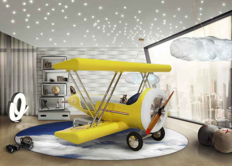 Sky B Plane Kids Bed in shape of an airplane by Circu Magical Furniture ...