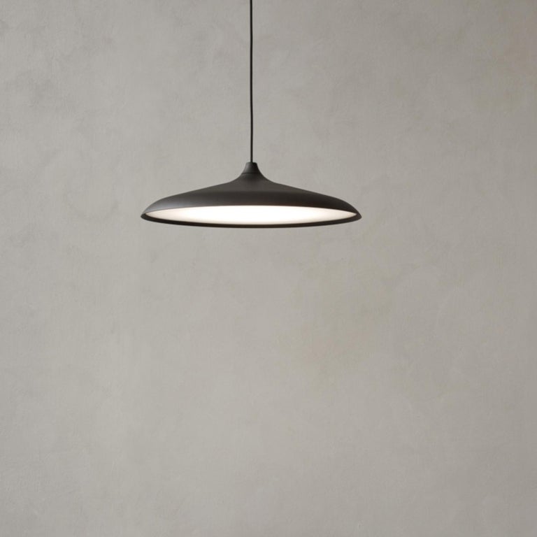 Circular Lamp, Black For Sale at 1stDibs