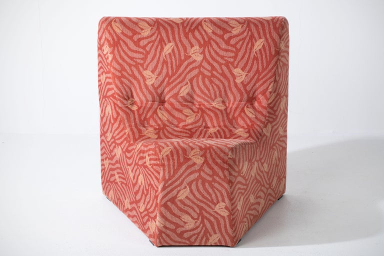 Circular Mid-Century Modern Modular Sofa, France, 1960s For Sale at 1stDibs