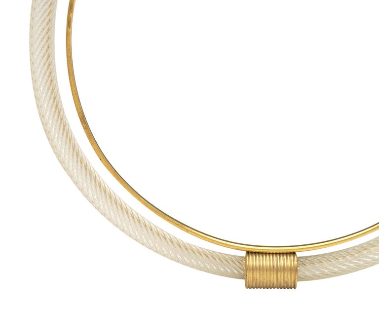 Circular Murano Glass “Torsado” Mirror by Fuga at 1stDibs