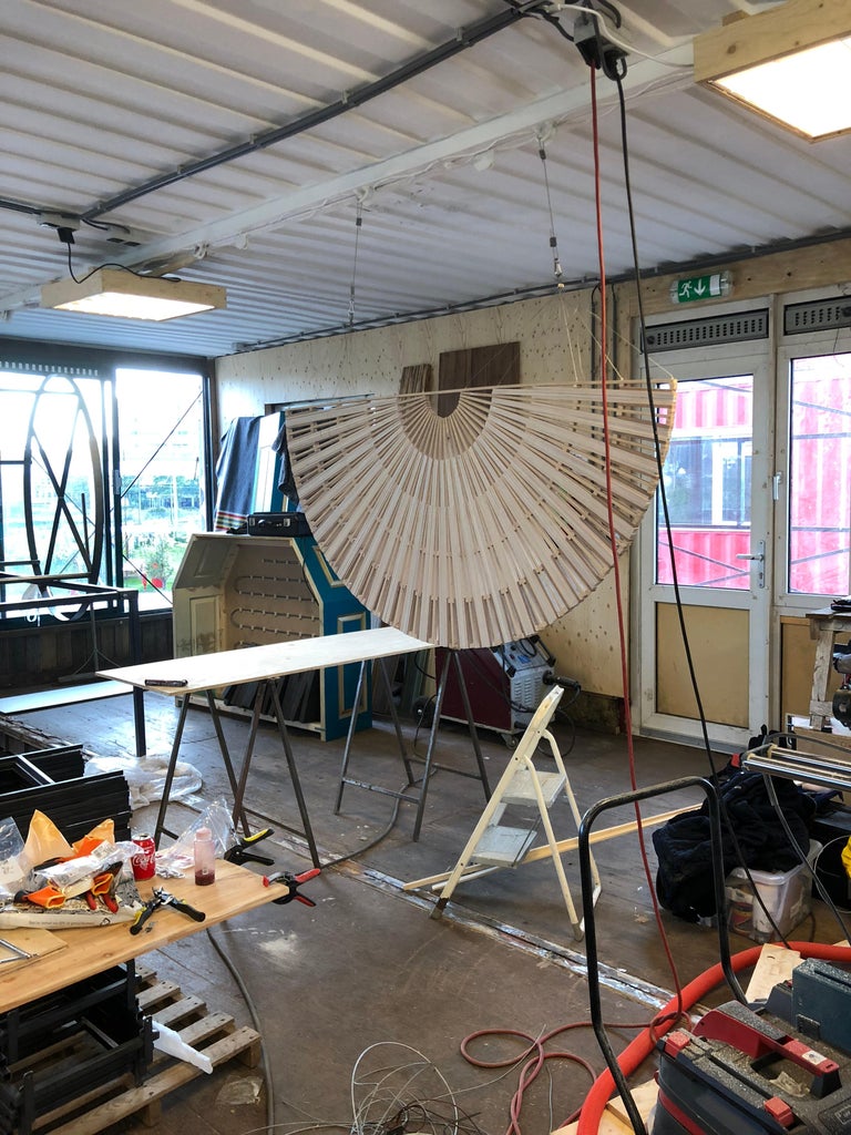 Circular Screens and Room Dividers, Spatial Hanging Screen by Rive ...