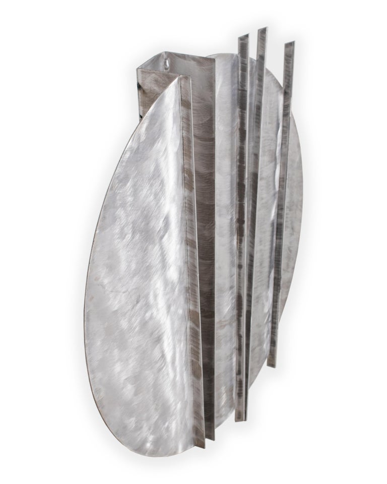 Circular Stainless Steel Wall Art For Sale at 1stDibs