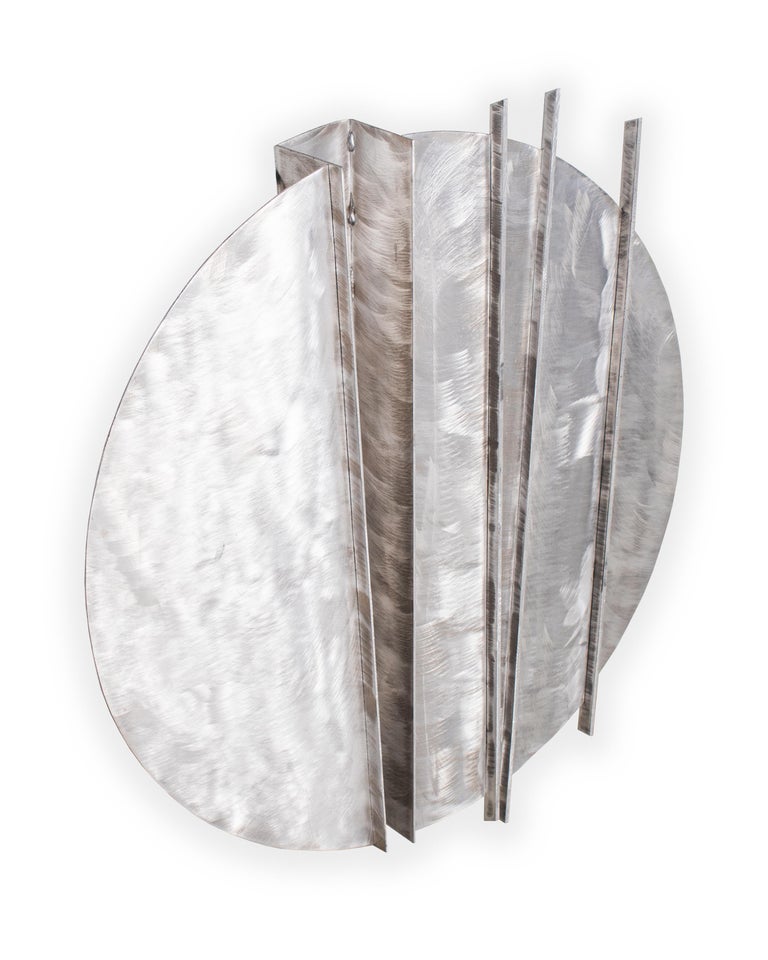 Circular Stainless Steel Wall Art For Sale at 1stDibs