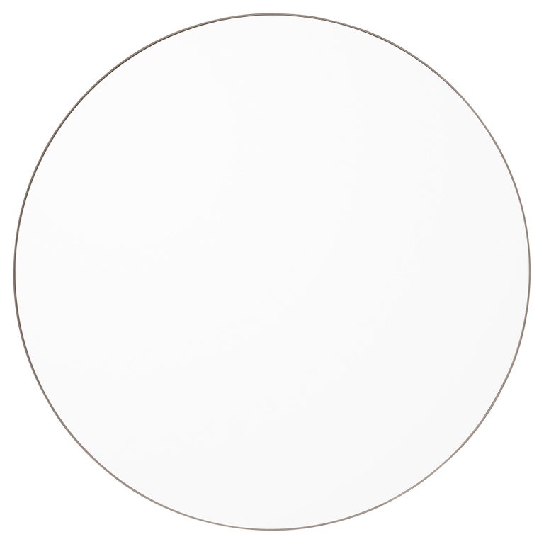 Circum Clear 110 Round Mirror For Sale at 1stDibs