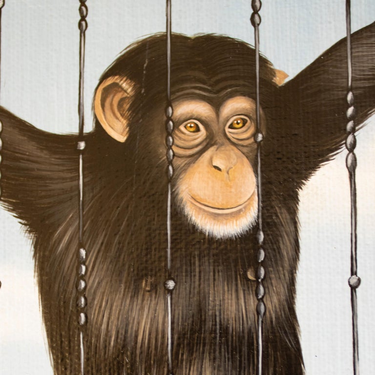 Circus, Acrylic on Canvas, by Rubenimichi, Spain, 2020 For Sale at 1stDibs