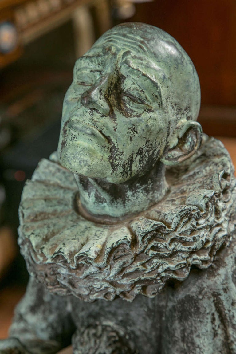 Circus Clown Bronze Statues by Joseph Joe Brown For Sale at 1stDibs