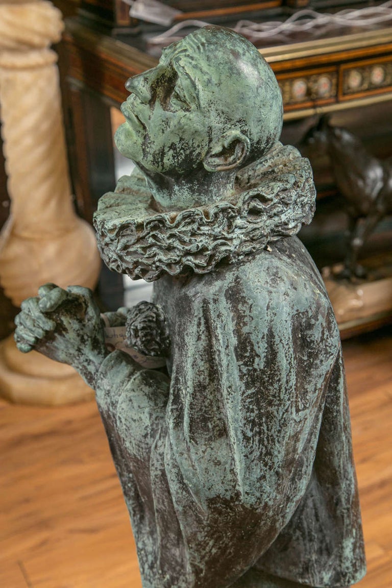 Circus Clown Bronze Statues by Joseph Joe Brown For Sale at 1stDibs