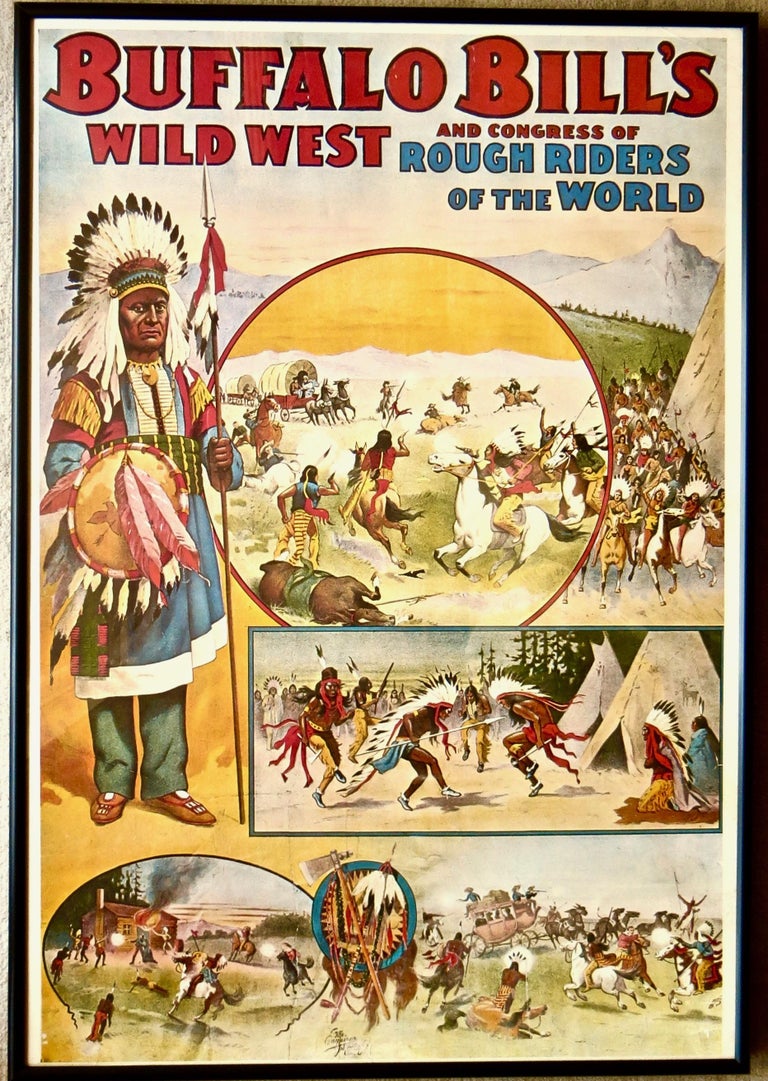 Circus Poster by Ringling Bros. Circa 1971 "Buffalo Bill’s Wild West ...