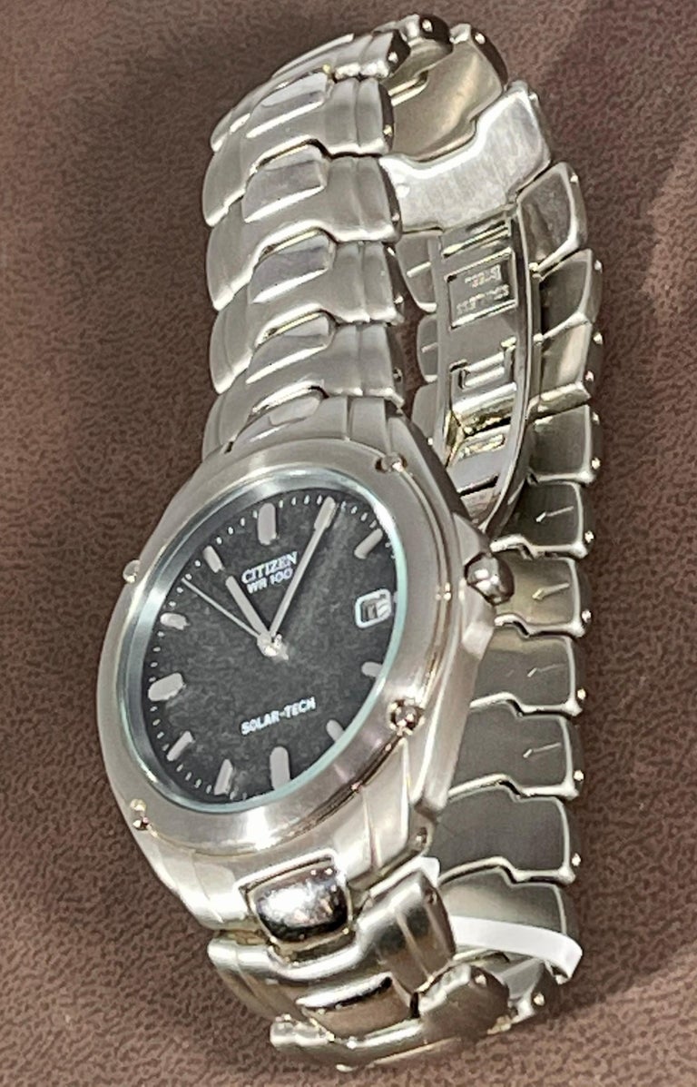 Citizen WR100 Solar Tech Eco Drive Grey/Black Dial Men’s Watch at ...