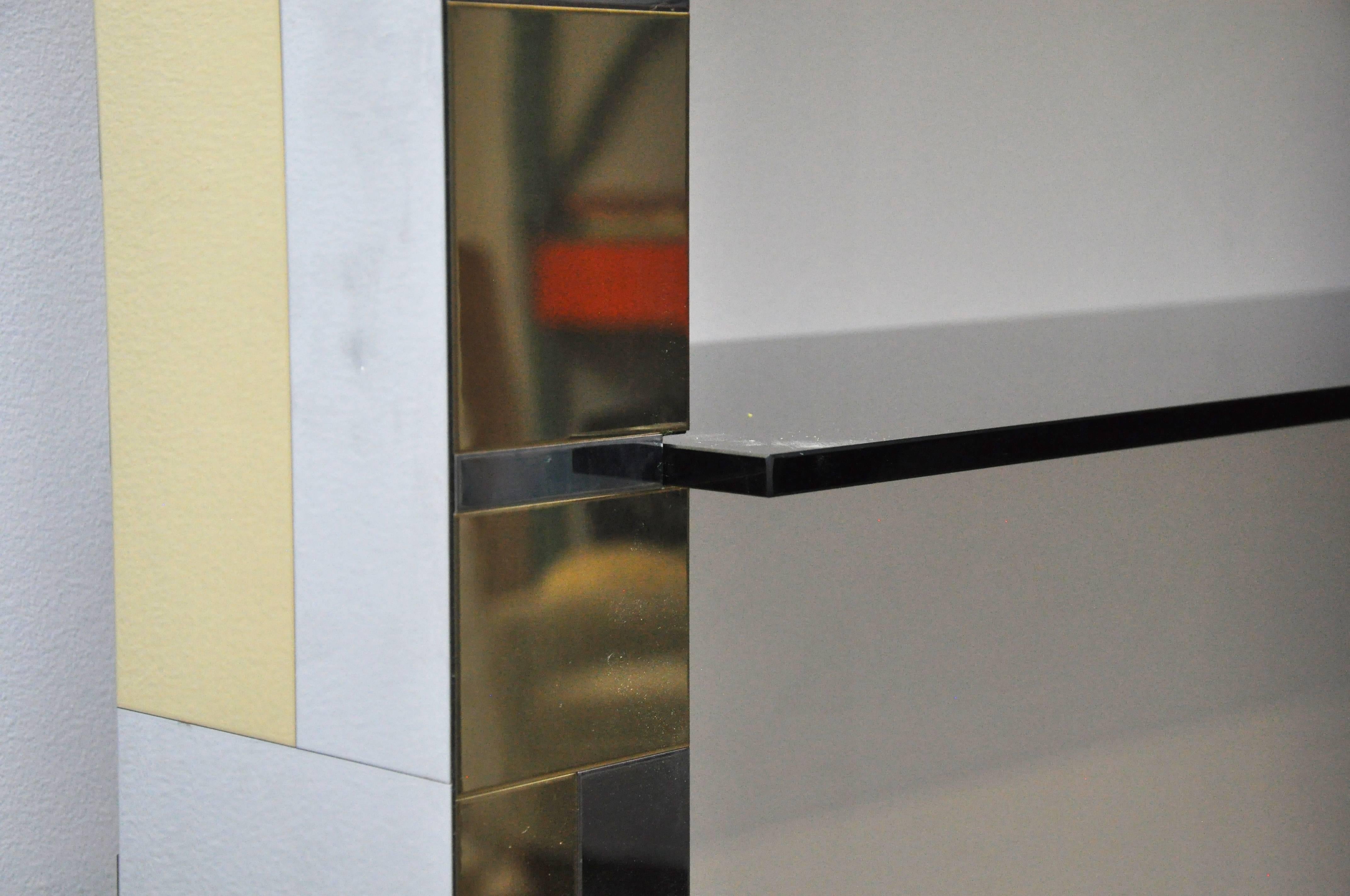Cityscape Bookshelf by Paul Evans at 1stDibs