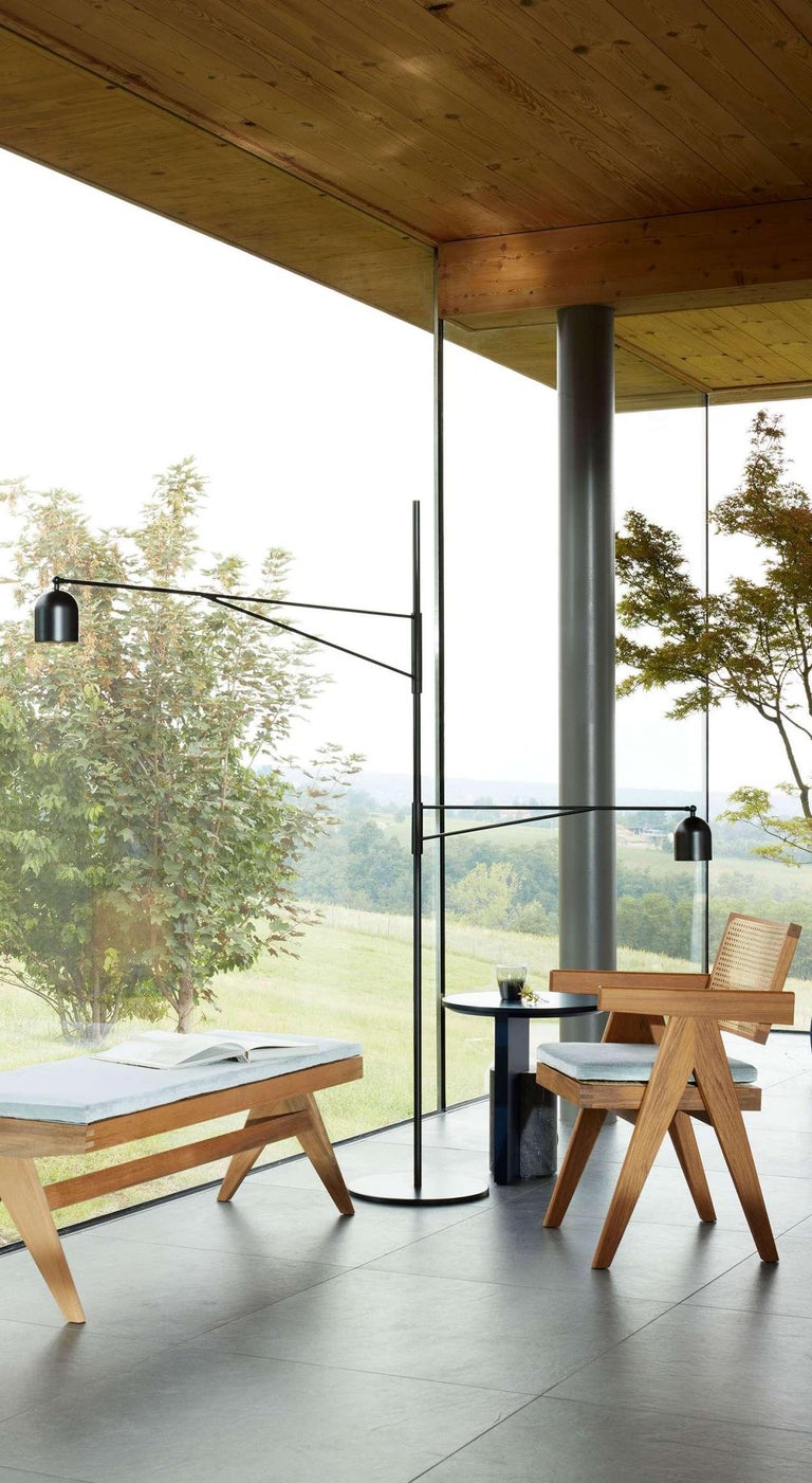 Civil Bench 057 by Pierre Jeanneret for Cassina For Sale at 1stDibs