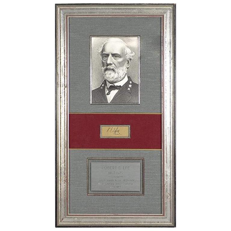 Civil War General Robert E. Lee Signature Collage For Sale at 1stDibs ...
